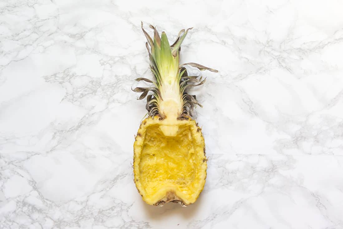 How To Make A Pineapple Boat - A Taste of Koko