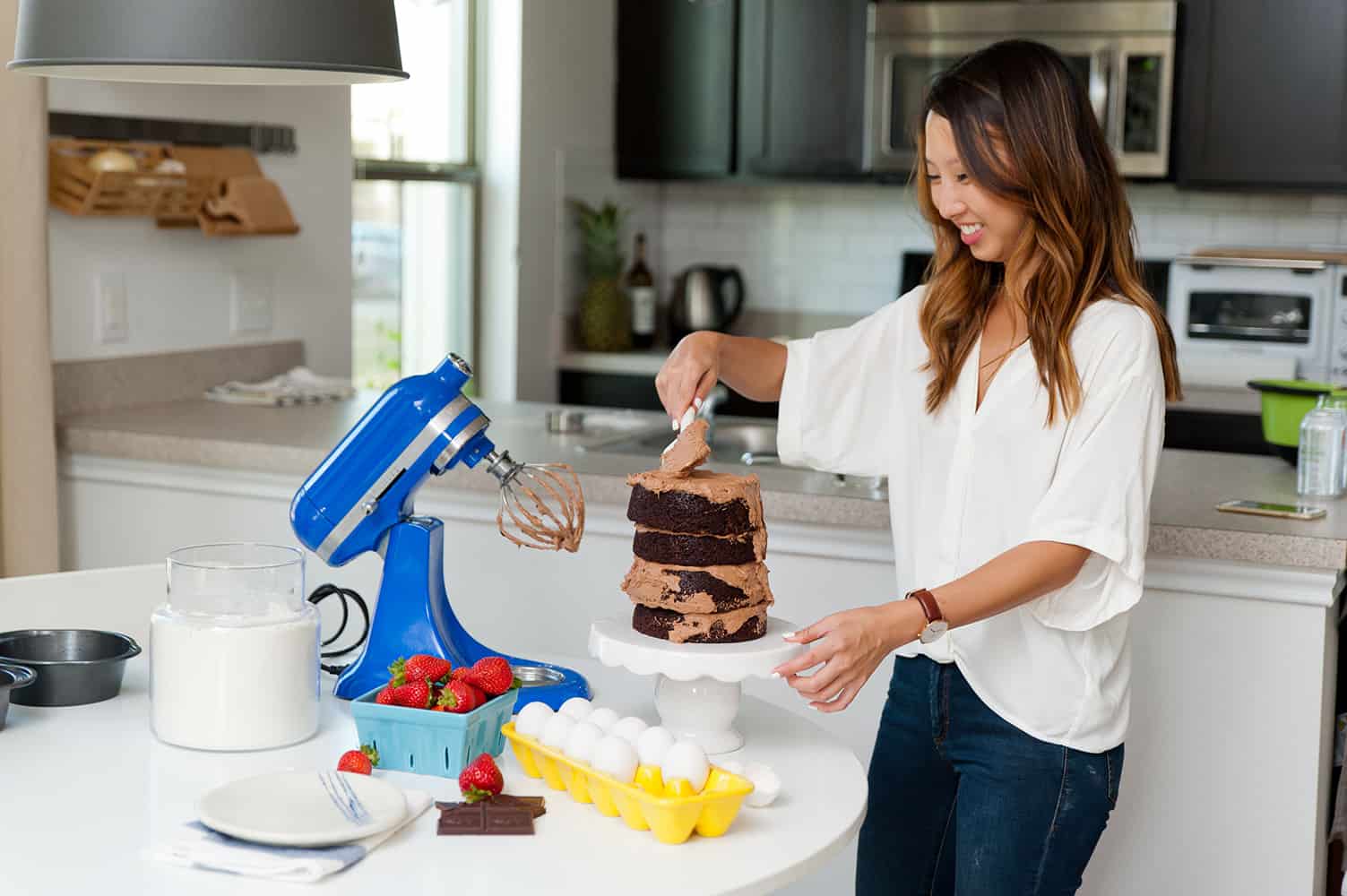 Best Chocolate Cake With The KitchenAid Artisan Mini - A Taste of Koko