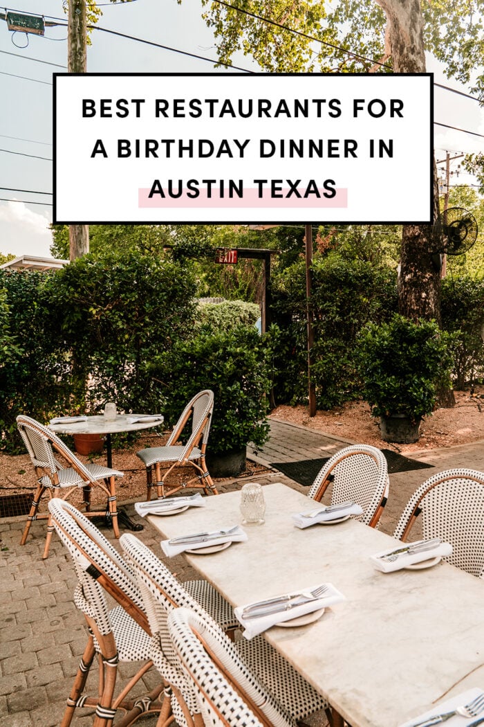 32 Best Restaurants To Celebrate Birthday Dinners in Austin (2023 guide)