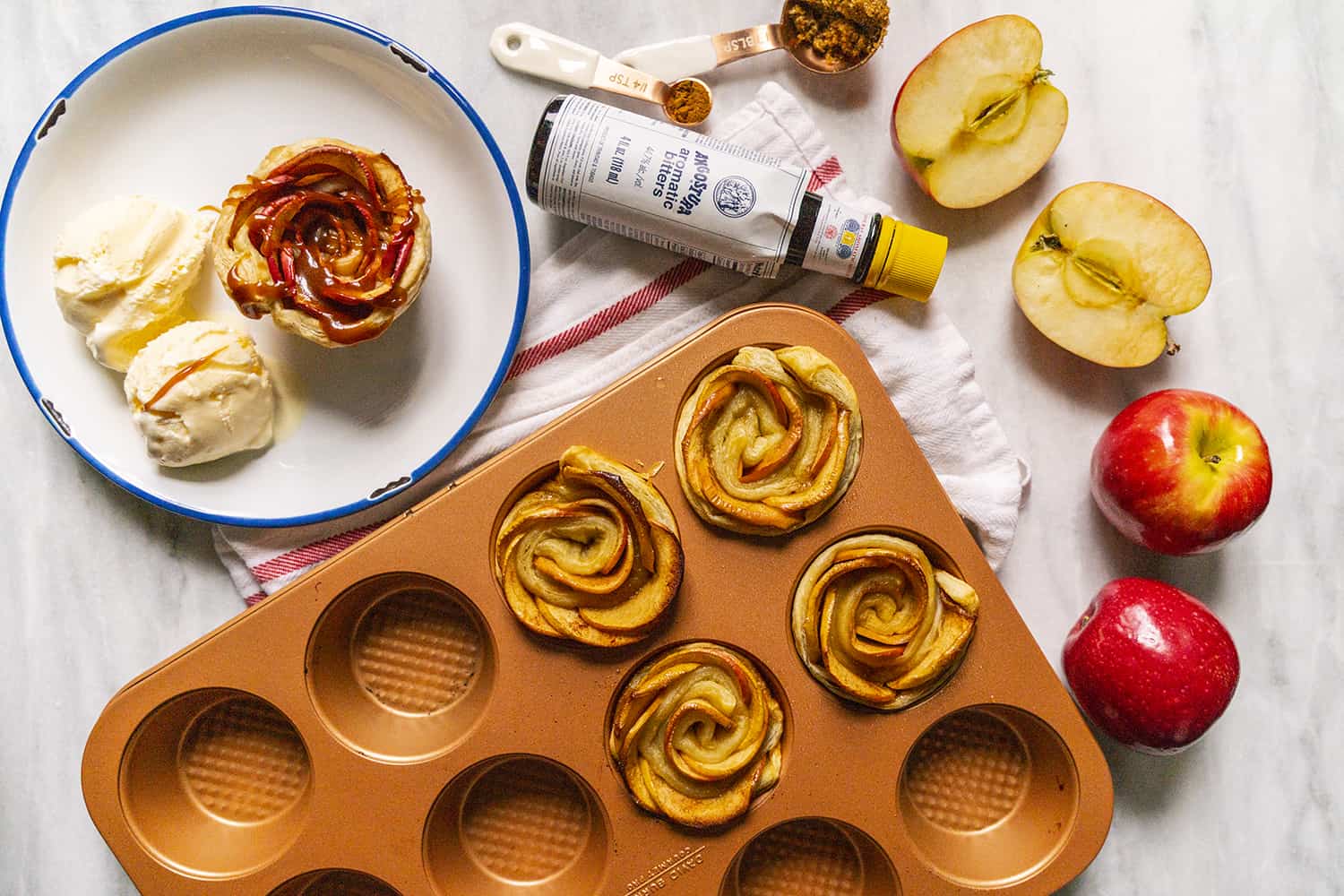 Mini Rose Apple Pie Step-By-Step Recipe | A Taste of Koko