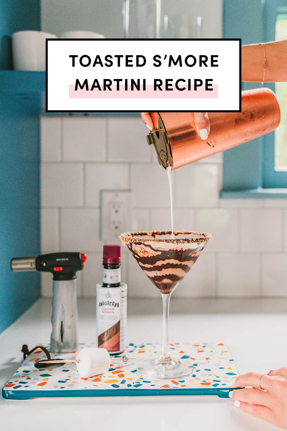 Toasted S'more Martini Recipe | A Taste of Koko