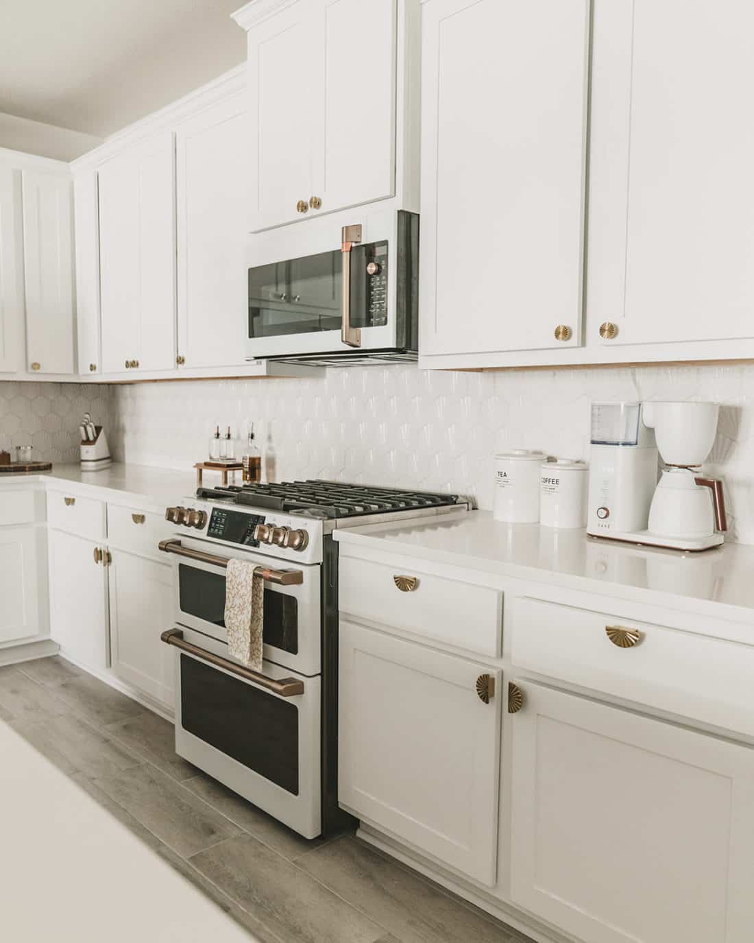 All-White Kitchen with White Appliances | A Taste of Koko
