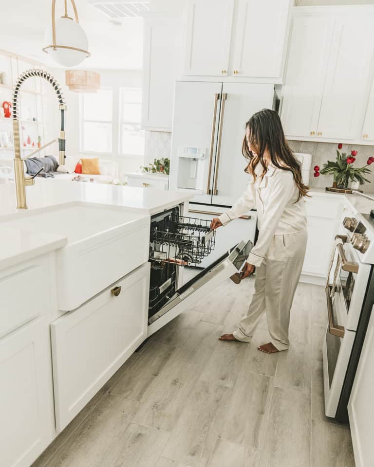 All-White Kitchen with White Appliances | A Taste of Koko